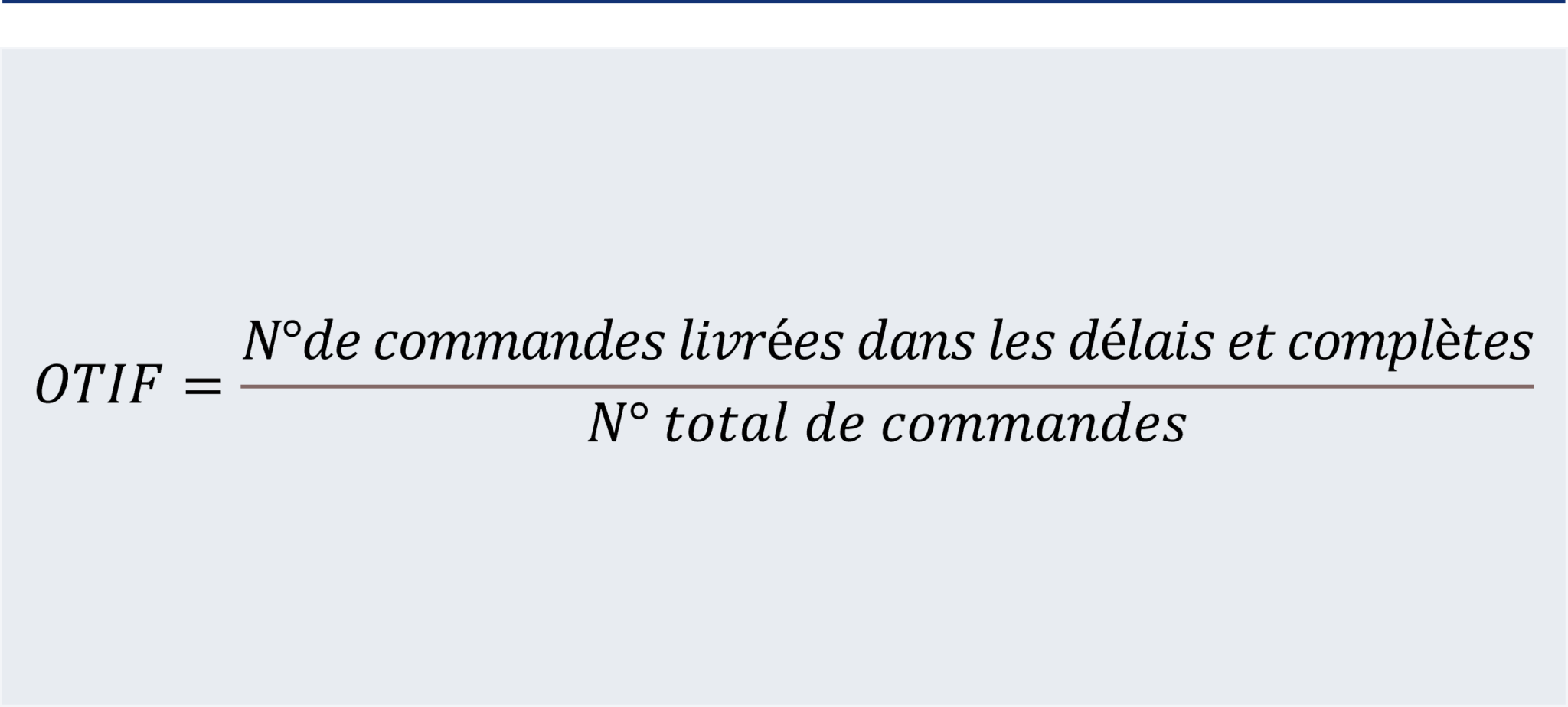OTIF: indicateur de la chaîne d'approvisionnement | KAIZEN™